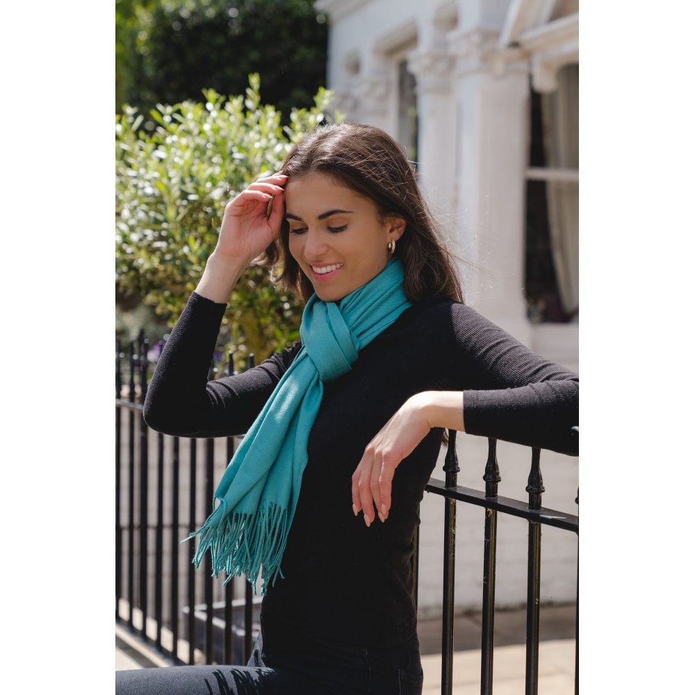 Celine Scarf colour Teal - PAS49 — Accessories by Park Lane