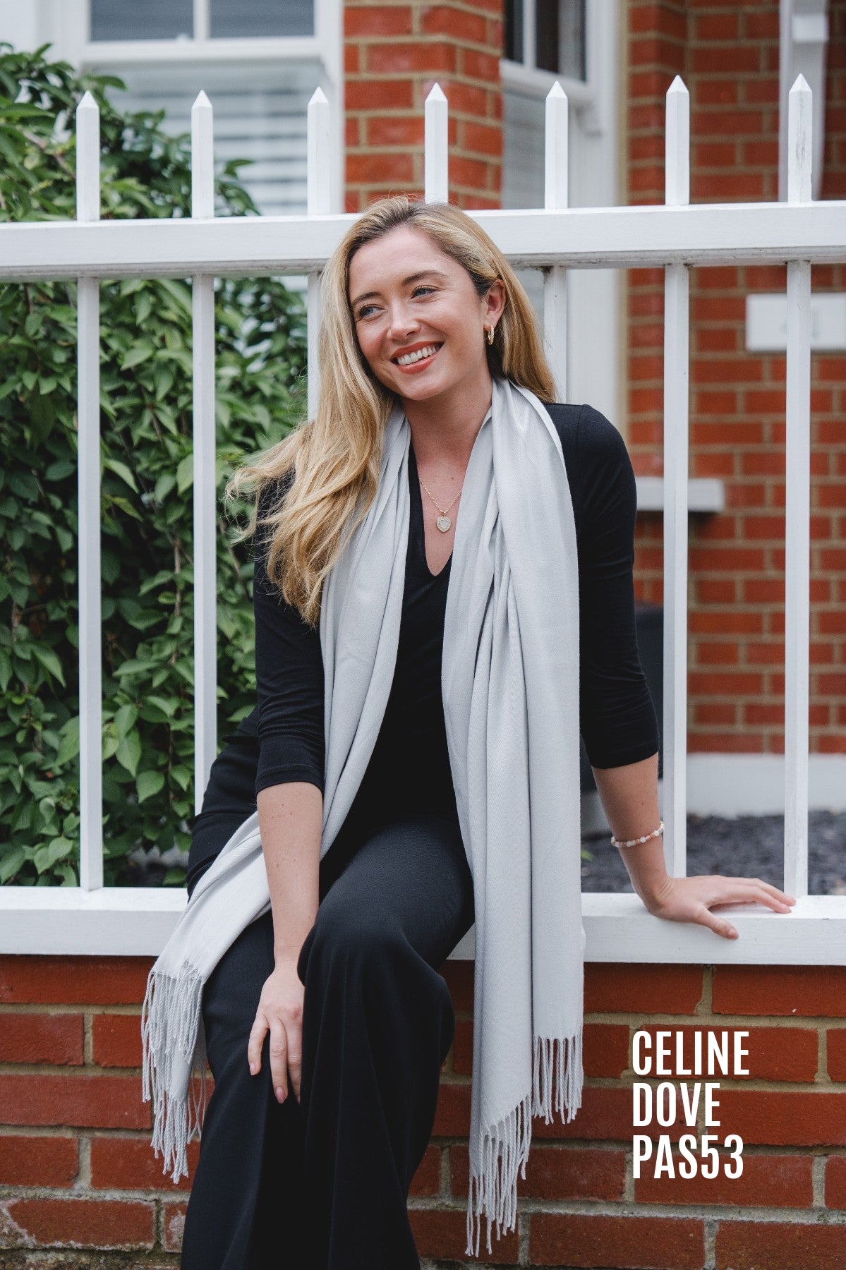 Celine Scarf colour Dove-PAS53 — Accessories by Park Lane