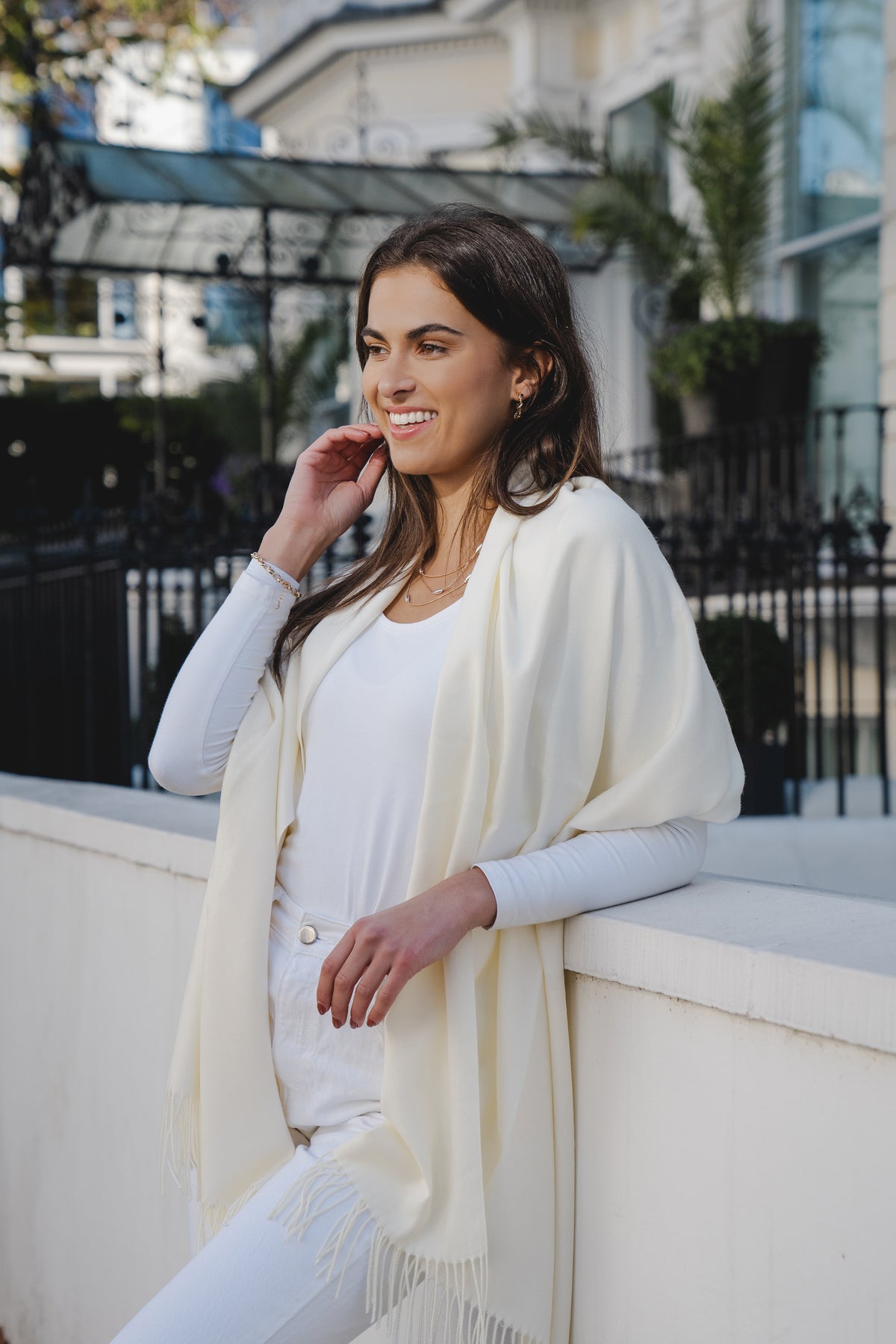 Celine Scarf colour Whipped Cream - PAS10 — Accessories by Park Lane